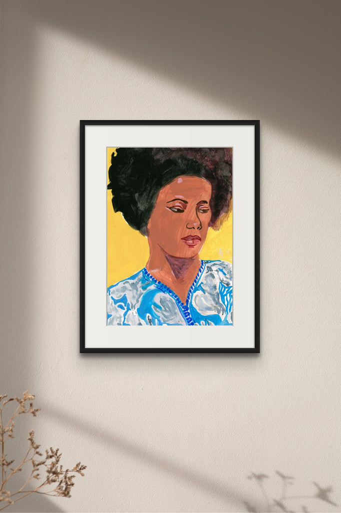 Painted Portrait - Alice Coltrane – THE SHOP FLOOR PROJECT ltd