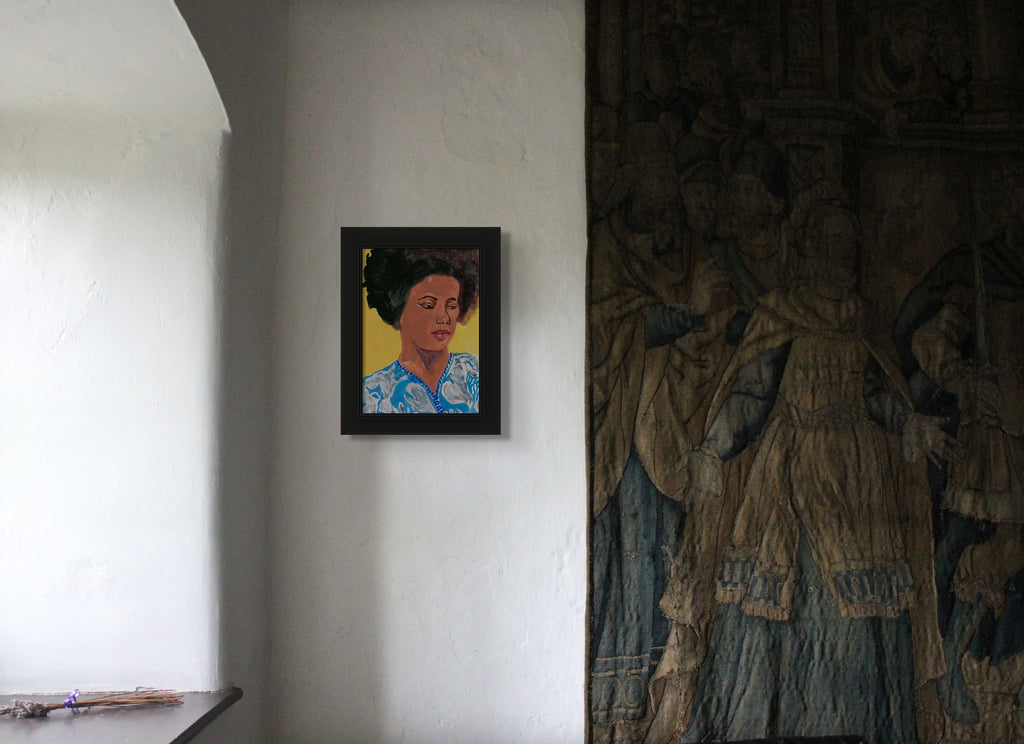 Painted Portrait - Alice Coltrane – THE SHOP FLOOR PROJECT ltd