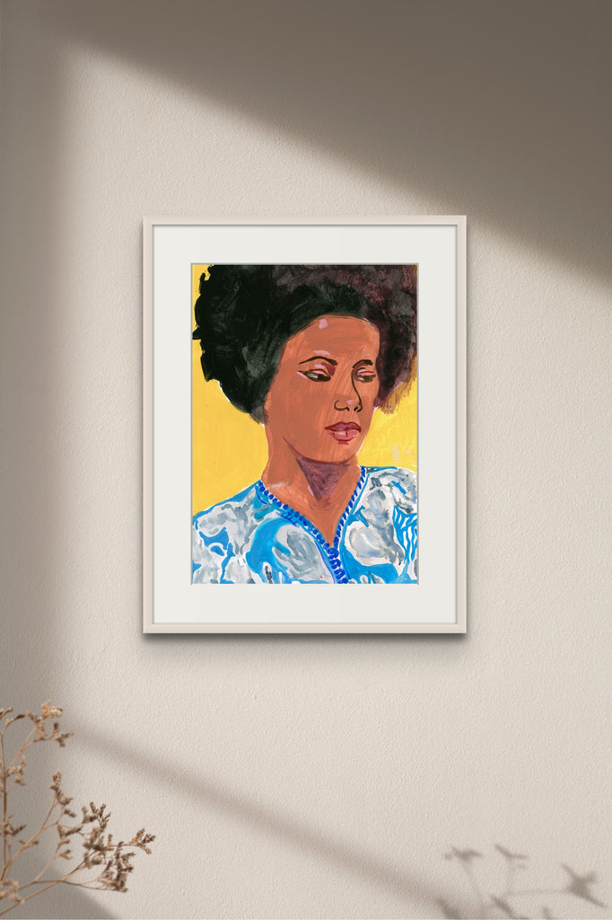 Painted Portrait - Alice Coltrane – THE SHOP FLOOR PROJECT ltd