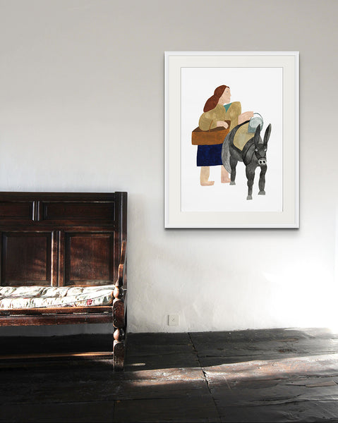 Cockle Woman No.2 (Original Framed Painting) – THE SHOP FLOOR PROJECT ltd