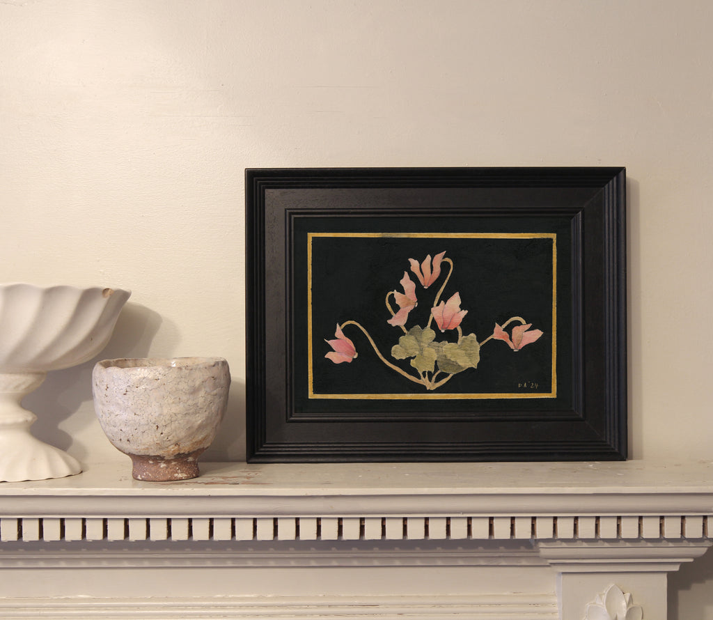 Cyclamen, Persian Pink (Original Painted Panel) – THE SHOP FLOOR ...