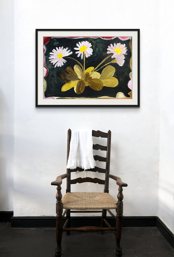Daisy (Original Framed Painting) – THE SHOP FLOOR PROJECT ltd