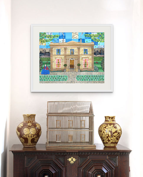 Mrs Gaskell At Home (84 Plymouth Grove, Manchester) (Original Framed C ...