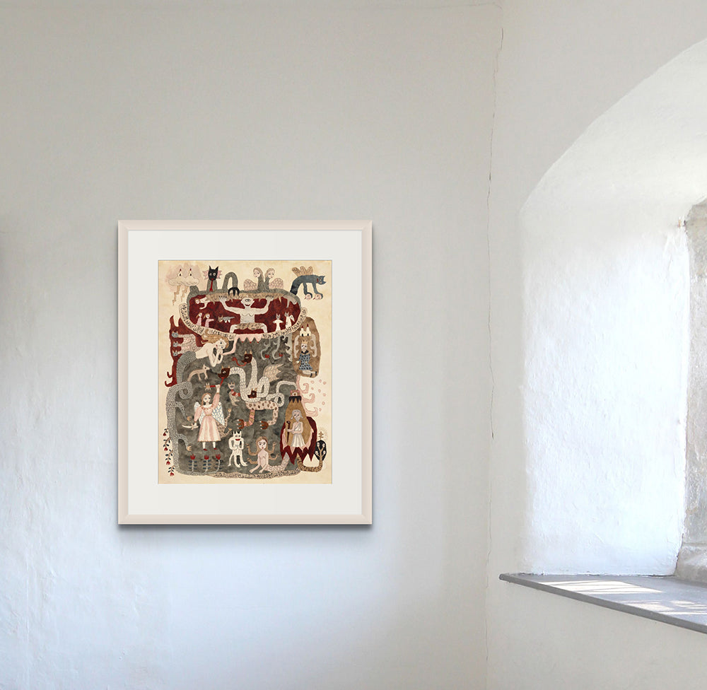 Gods (Original Framed Painting) – THE SHOP FLOOR PROJECT ltd