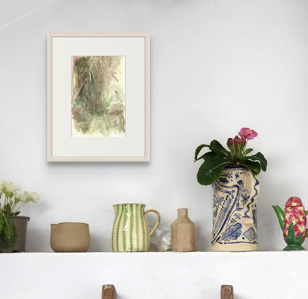Grass Clump (Original Framed Painting) – THE SHOP FLOOR PROJECT ltd