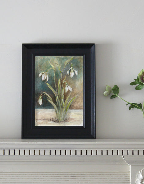 Snowdrops (Original Painted Panel) – THE SHOP FLOOR PROJECT ltd