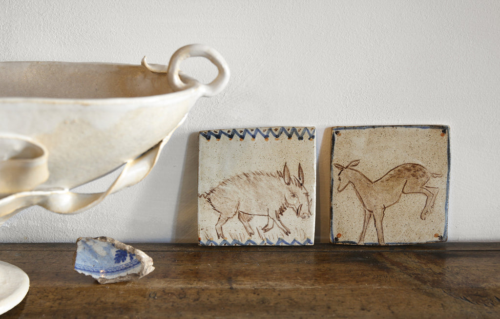 Tapestry Boar II (Handmade Tile) – THE SHOP FLOOR PROJECT ltd