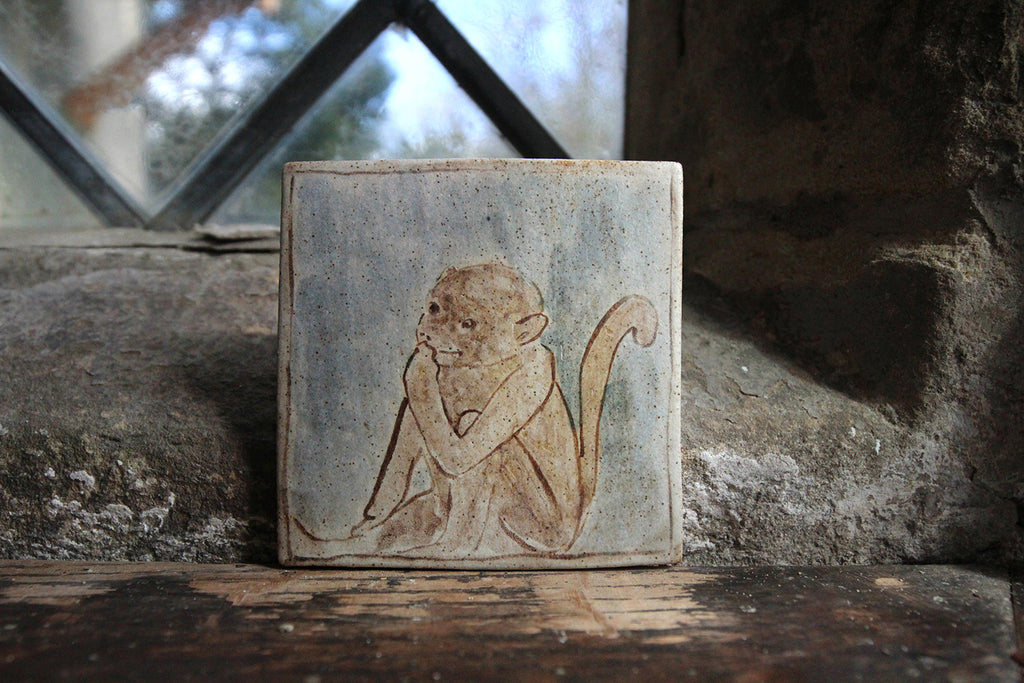 Tapestry Monkey (Handmade Tile) – THE SHOP FLOOR PROJECT ltd
