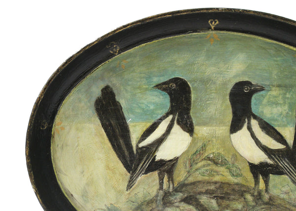 Two Magpies | Hand Painted Tray – THE SHOP FLOOR PROJECT ltd