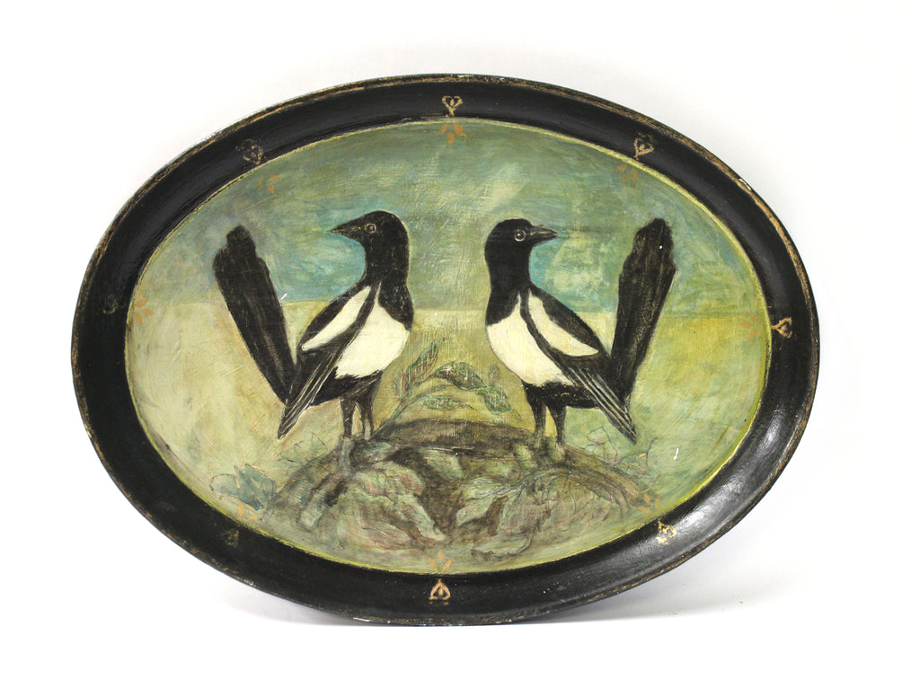 Two Magpies | Hand Painted Tray – THE SHOP FLOOR PROJECT ltd
