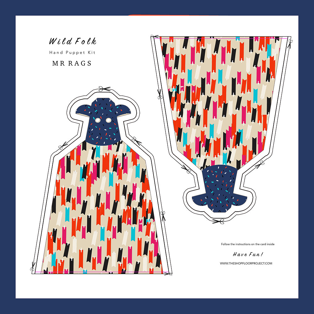 Hand Puppet Kit: Mr Rags – THE SHOP FLOOR PROJECT ltd