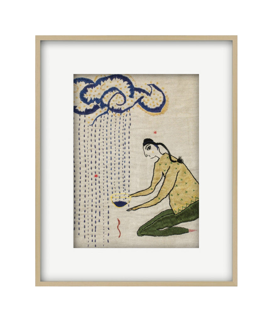 The Tear Collector - Original Embroidery (Framed) – THE SHOP FLOOR ...