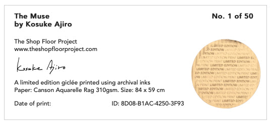 The Muse (Large Ltd Edition Print) – THE SHOP FLOOR PROJECT ltd