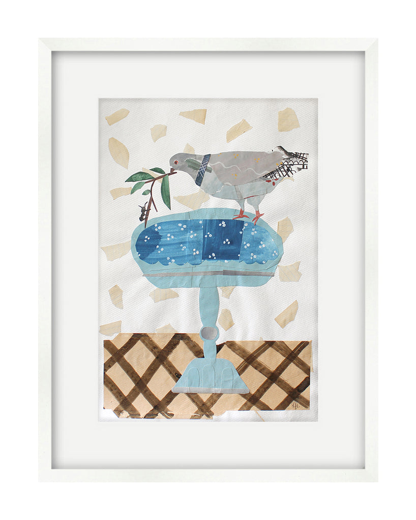 The Pigeon and the Ant (Original Framed Collage) – THE SHOP FLOOR ...
