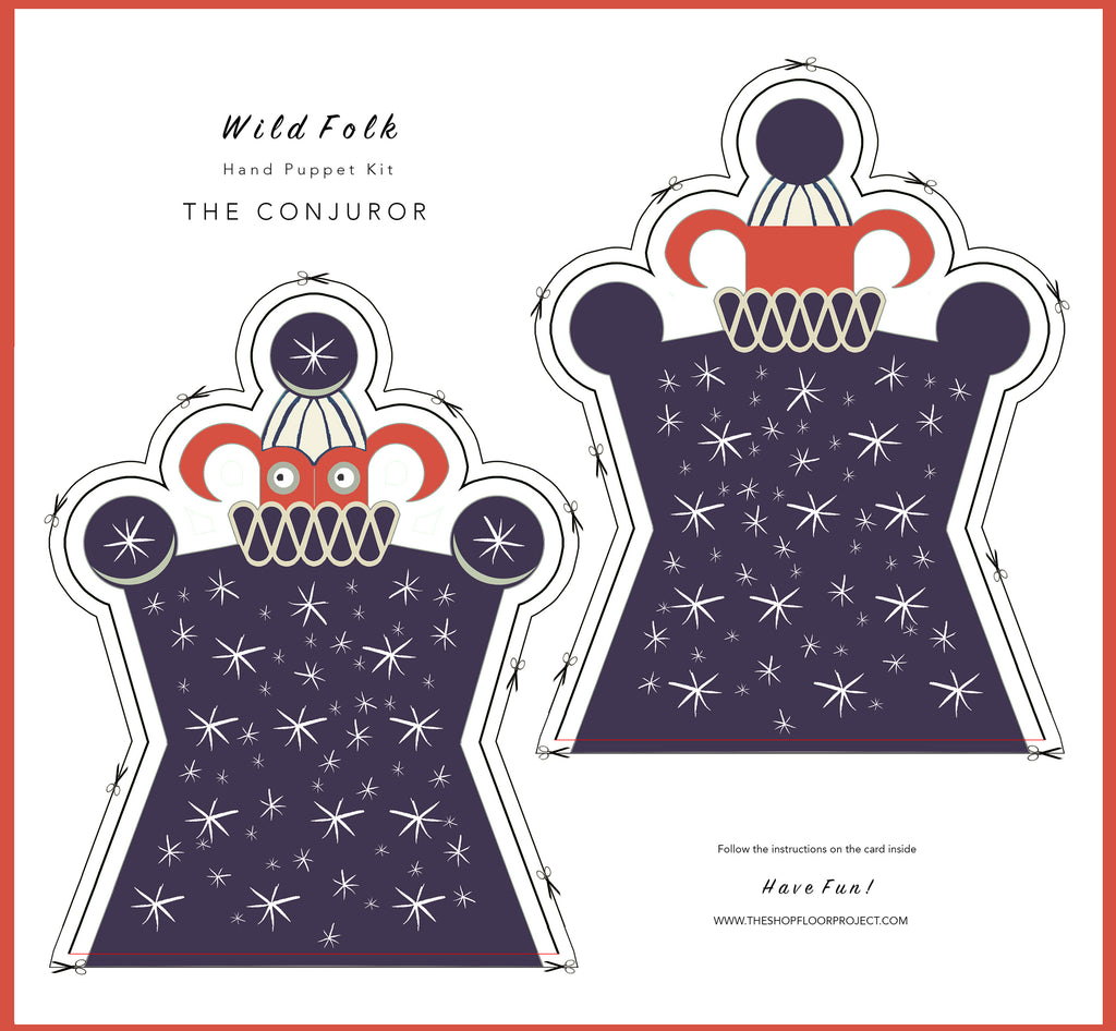 Hand Puppet Kit: The Conjuror – THE SHOP FLOOR PROJECT ltd