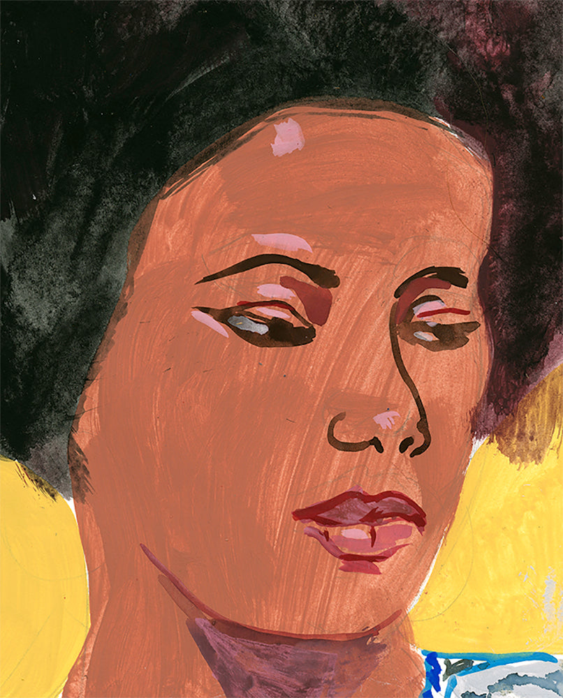 Painted Portrait - Alice Coltrane – THE SHOP FLOOR PROJECT ltd
